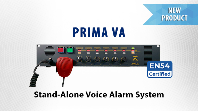 New Voice Alarm system - EN 54-16 - ATEÏS